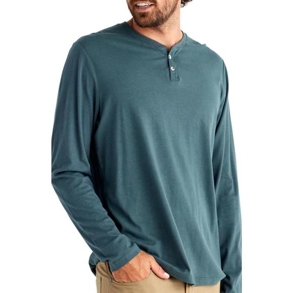Free Fly Apparel | Shirts | New Free Fly Bamboo Heritage Henley In ...